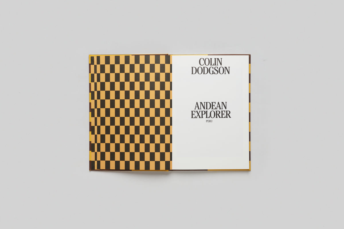 Colin Dodgson — ANDEAN EXPLORER | rvb-books
